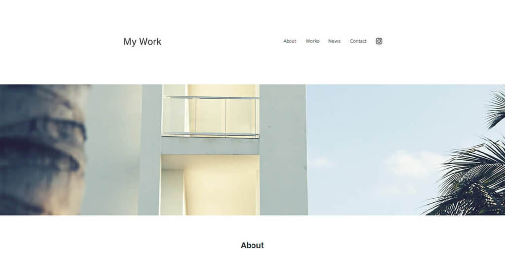 【レイアウト構成】初級編：ポートフォリオサイト／1カラム | Codejump（コードジャンプ）【旧 Codestep】